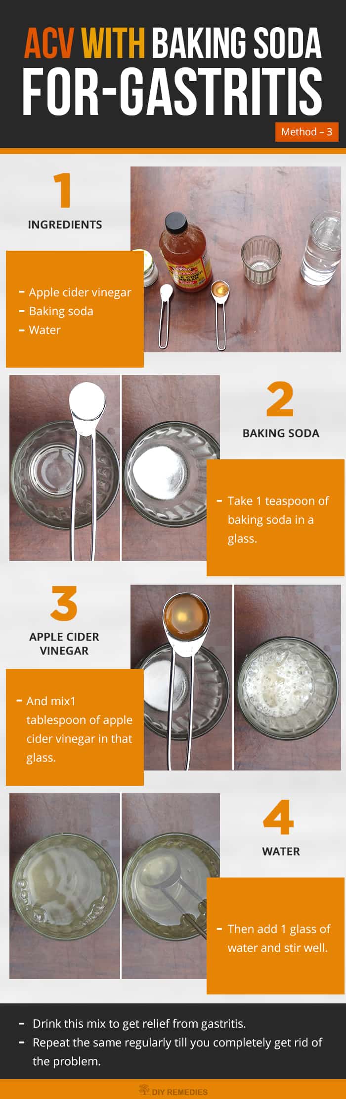 How to Cure Gastritis using Apple Cider Vinegar