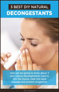 3 Best DIY Natural Decongestants